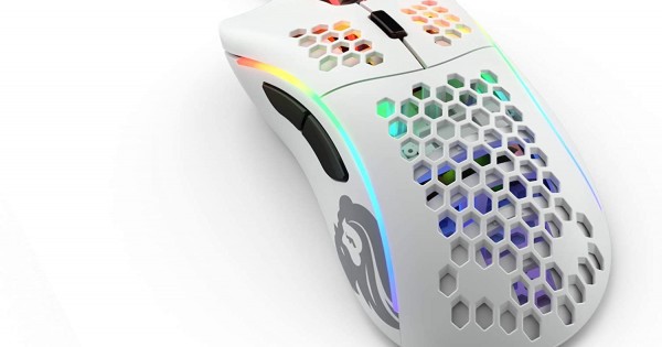 Glorious Model D Gaming Mouse, Matte White (GD-White) - | ELBADR GROUP
