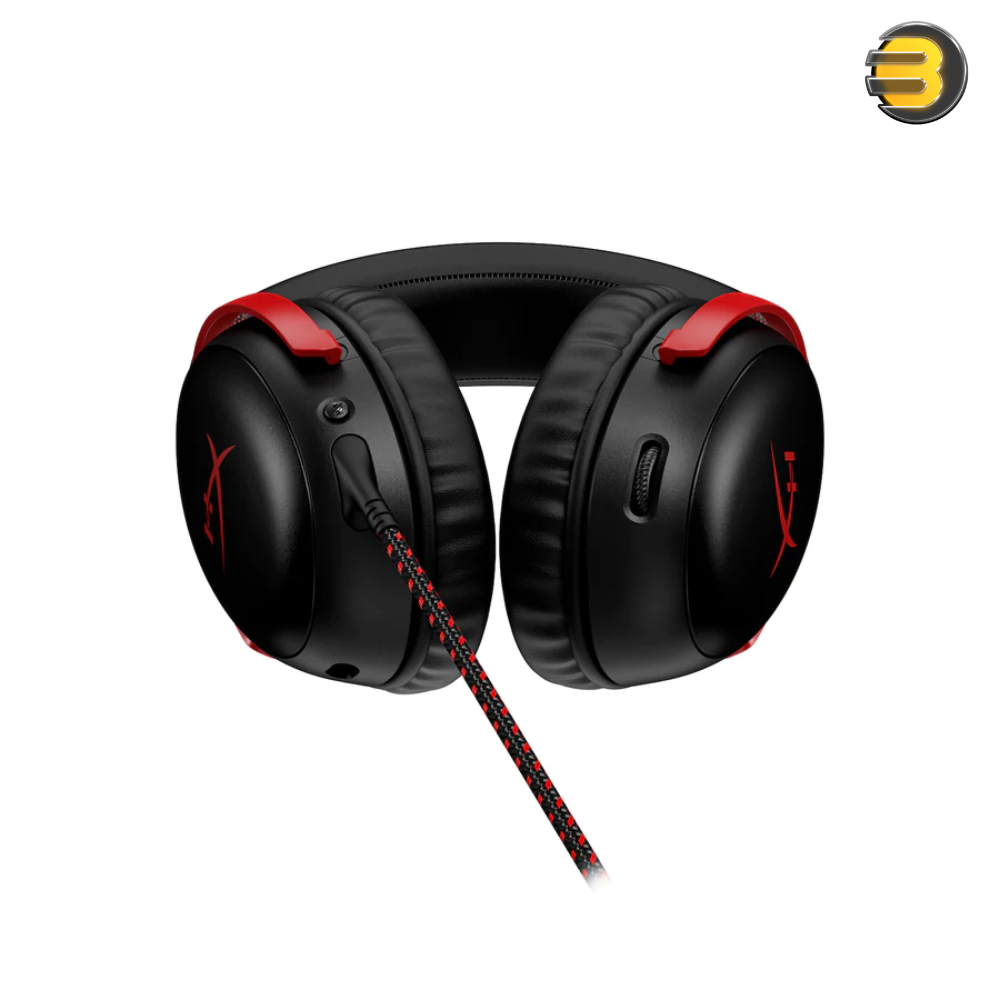 HyperX Cloud III – Wired Gaming Headset, PC, PS5, Xbox Series X|S, Angled 53mm Drivers, DTS ...