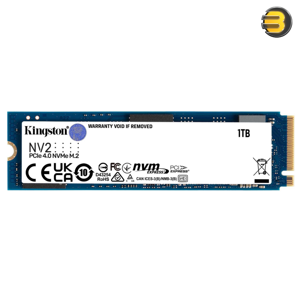 Kingston NV2 1TB M.2 2280 NVMe Internal SSD PCIe 4.0 Gen 4x4 Up to 3500 ...
