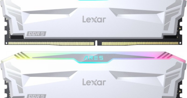 Lexar ARES RGB 32GB (2x16GB) DDR5 RAM 6000MT/s CL34 Desktop Memory - AMD Expo and Intel XMP 3.0 ...