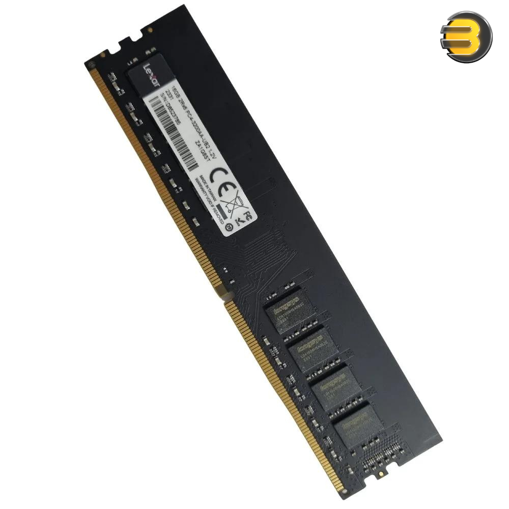 Lexar 16GB DRAM DDR4 3200 MHz UDIMM Desktop Memory LD4AU016G-B3200GSST - LD4AU016G-B3200GSST