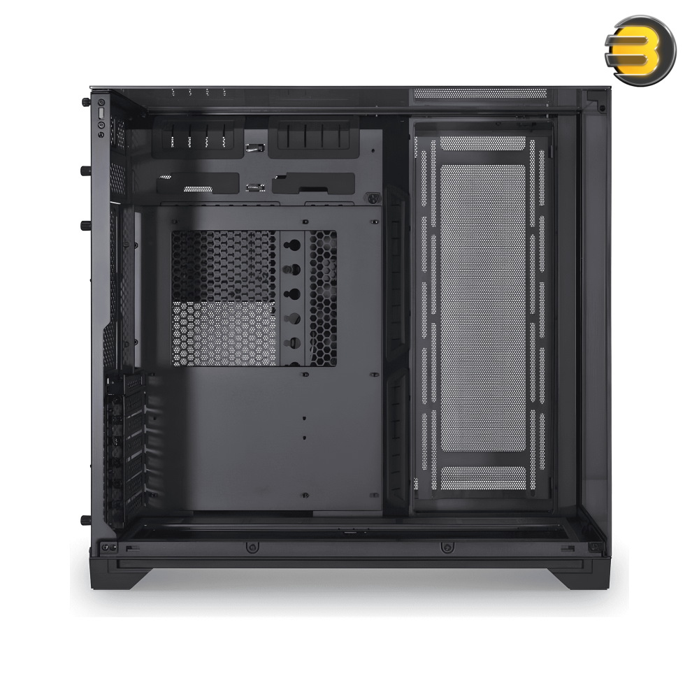 Lian Li O11 Vision Compact Tower Computer Case Chrome