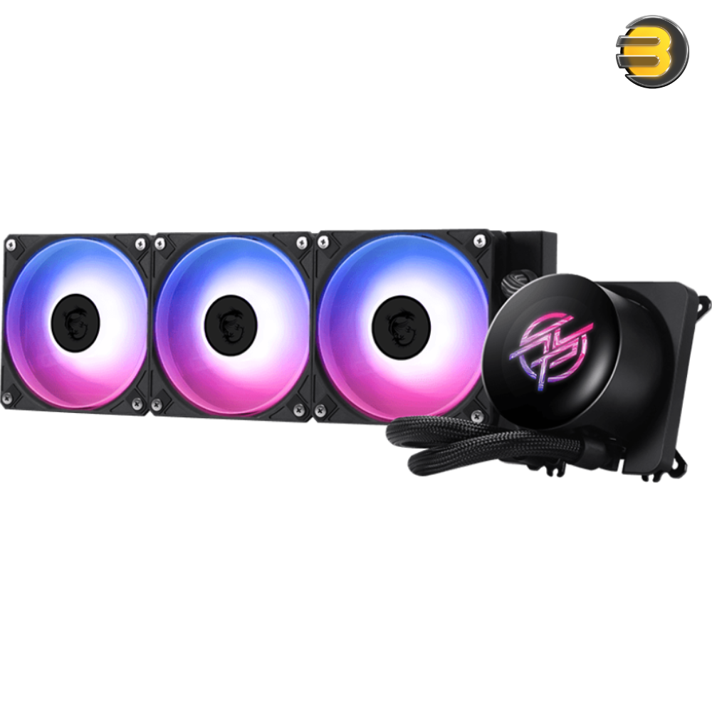 MSI MPG CoreLiquid P13 360 Black Liquid CPU Cooler | 360mm Radiator, 2. ...