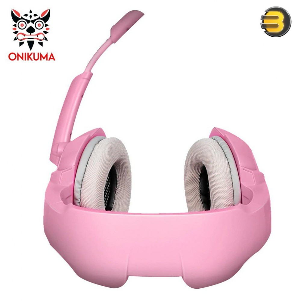 ONIKUMA K5 Gaming Headset with Mic and Noise Canceling - PINK - K5