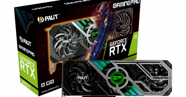 Palit GeForce RTX 3070 Ti GamingPRO 8GB GDDR6X - NED307T019P2-1046A