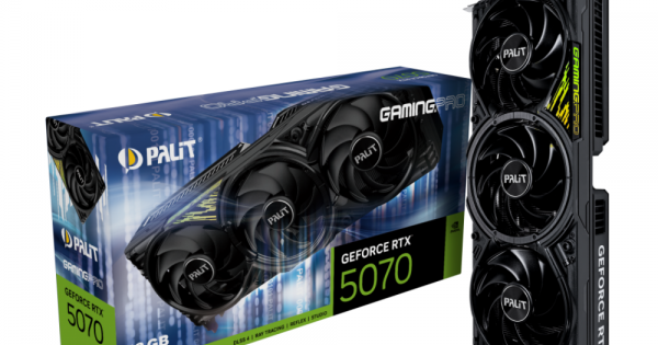 Palit GeForce RTX 5070 GamingPro 12GB GDDR7 — 6144 CUDA Cores, NVIDIA ...