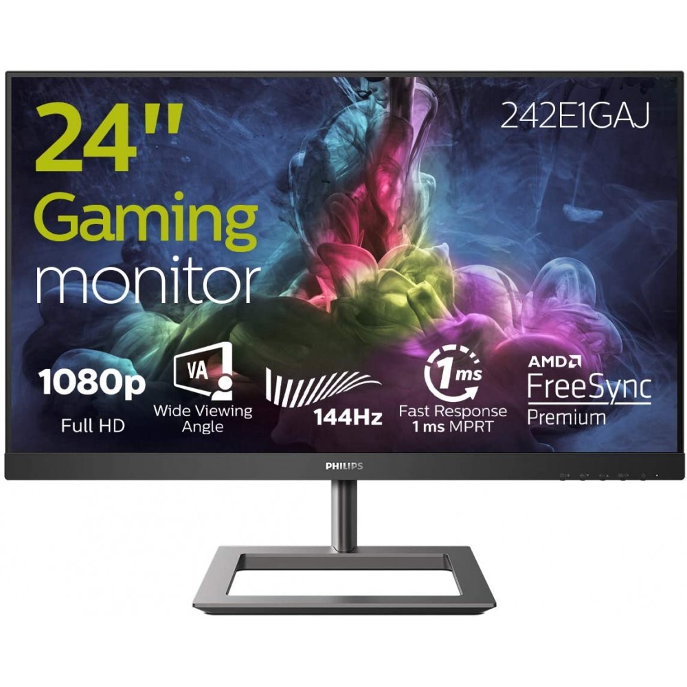 Philips Gaming 242E1GAJ - 24 inch FHD Monitor, 144 Hz, 1ms, VA, AMD ...