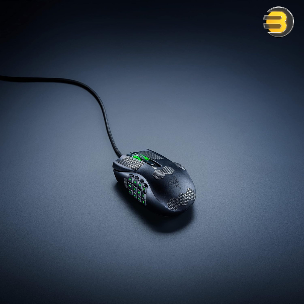 Razer Naga X Wired MMO Gaming Mouse — 18K DPI Optical Sensor - 2nd-gen ...