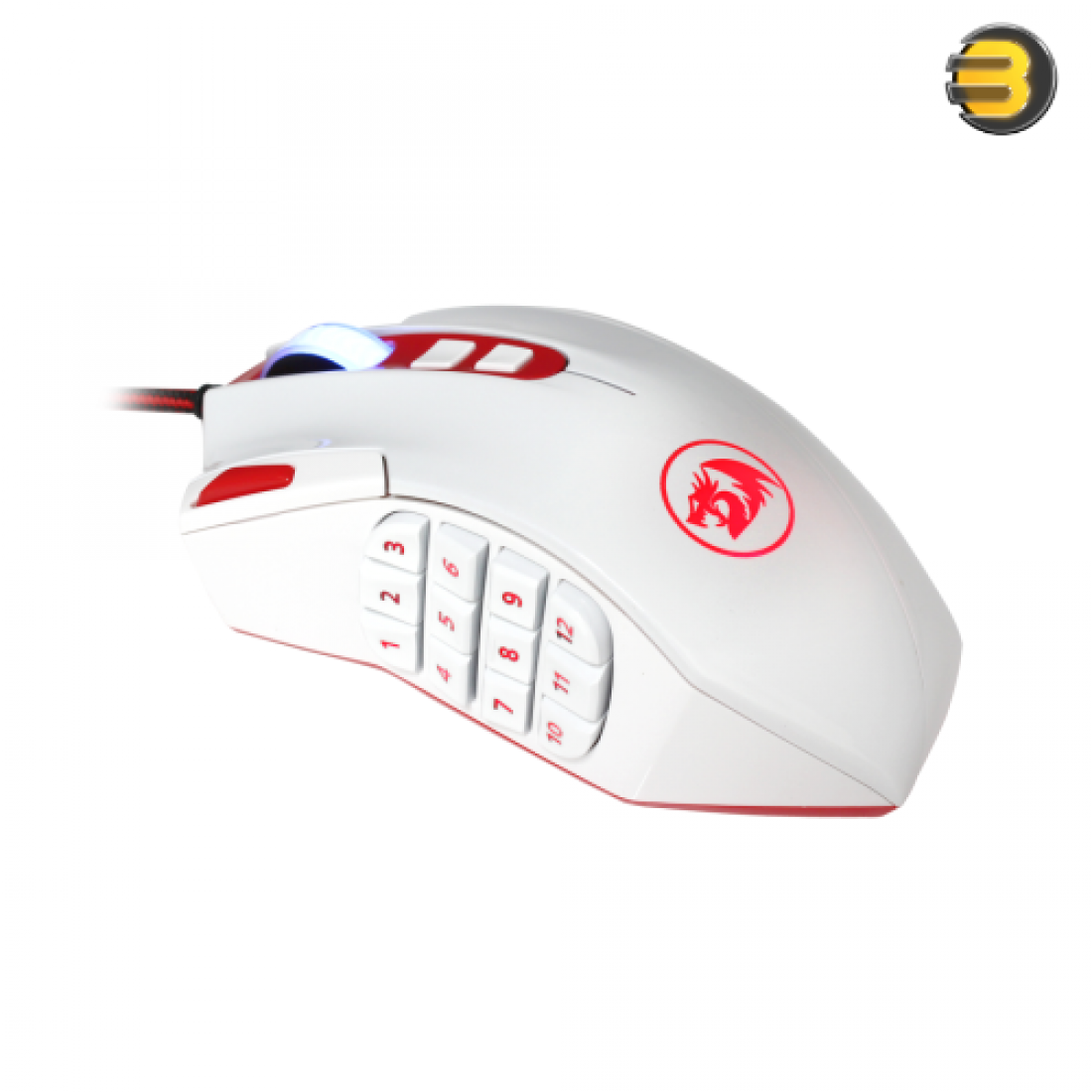 REDRAGON M901 GAMING MOUSE, WIRED MMO RGB LED BACKLIT COMPUTER MICE ...