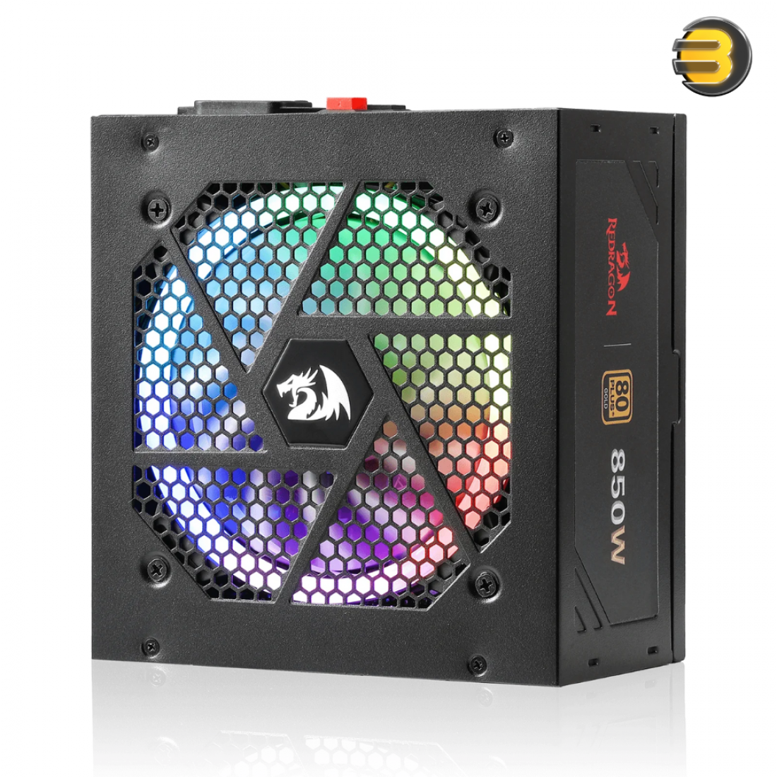 Redragon PSU007 80+ Gold 850 Watt ATX Fully Modular Power Supply ...