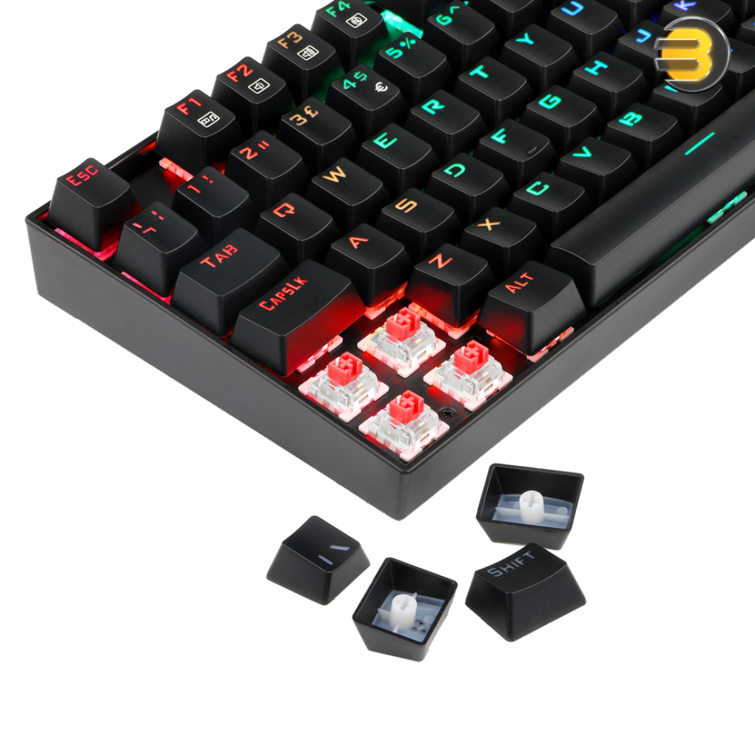 REDRAGON K552 60% MECHANICAL GAMING KEYBOARD WIRED WITH RED SWITCHES ...