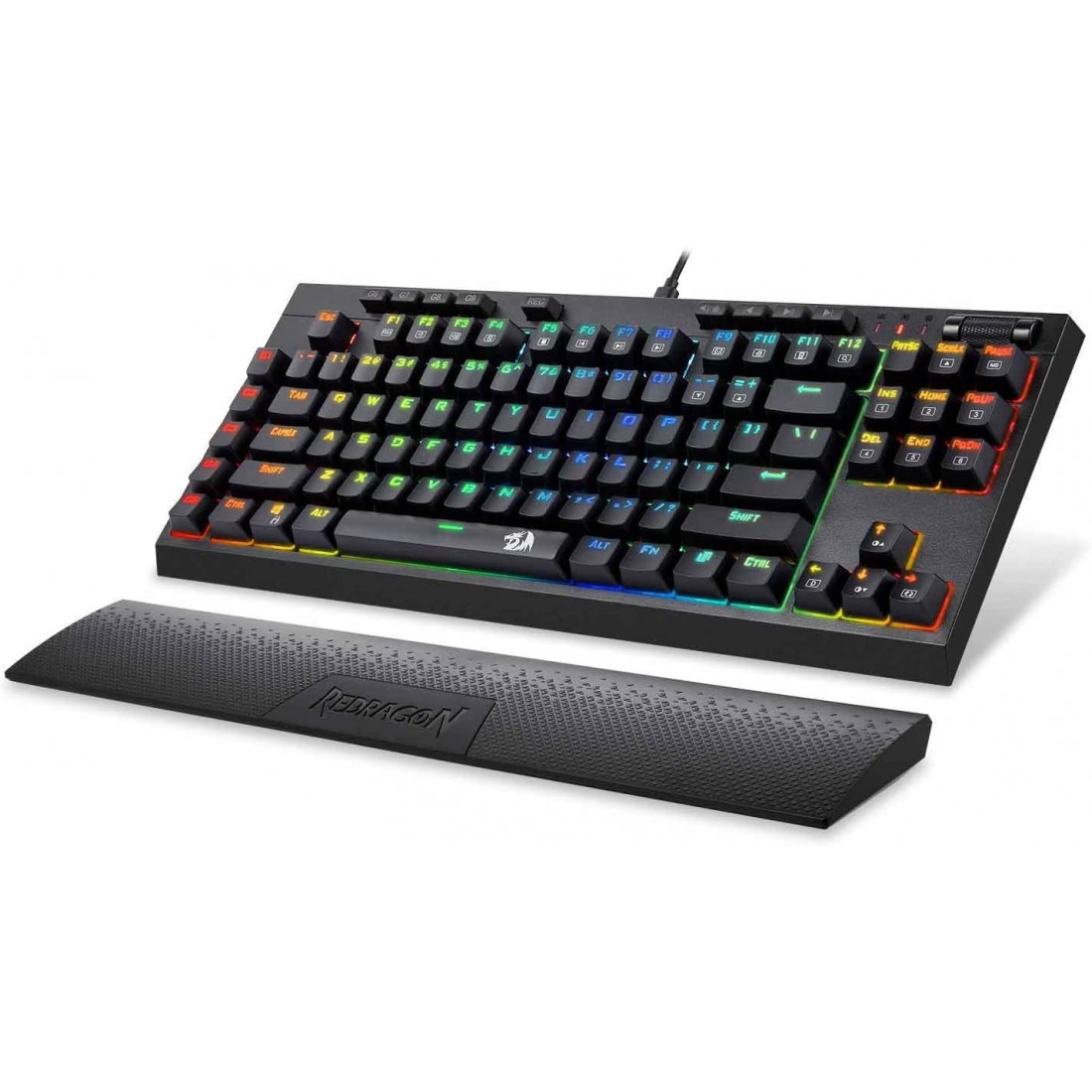 Redragon K588 RGB Backlit Mechanical Gaming Keyboard with Programmable ...