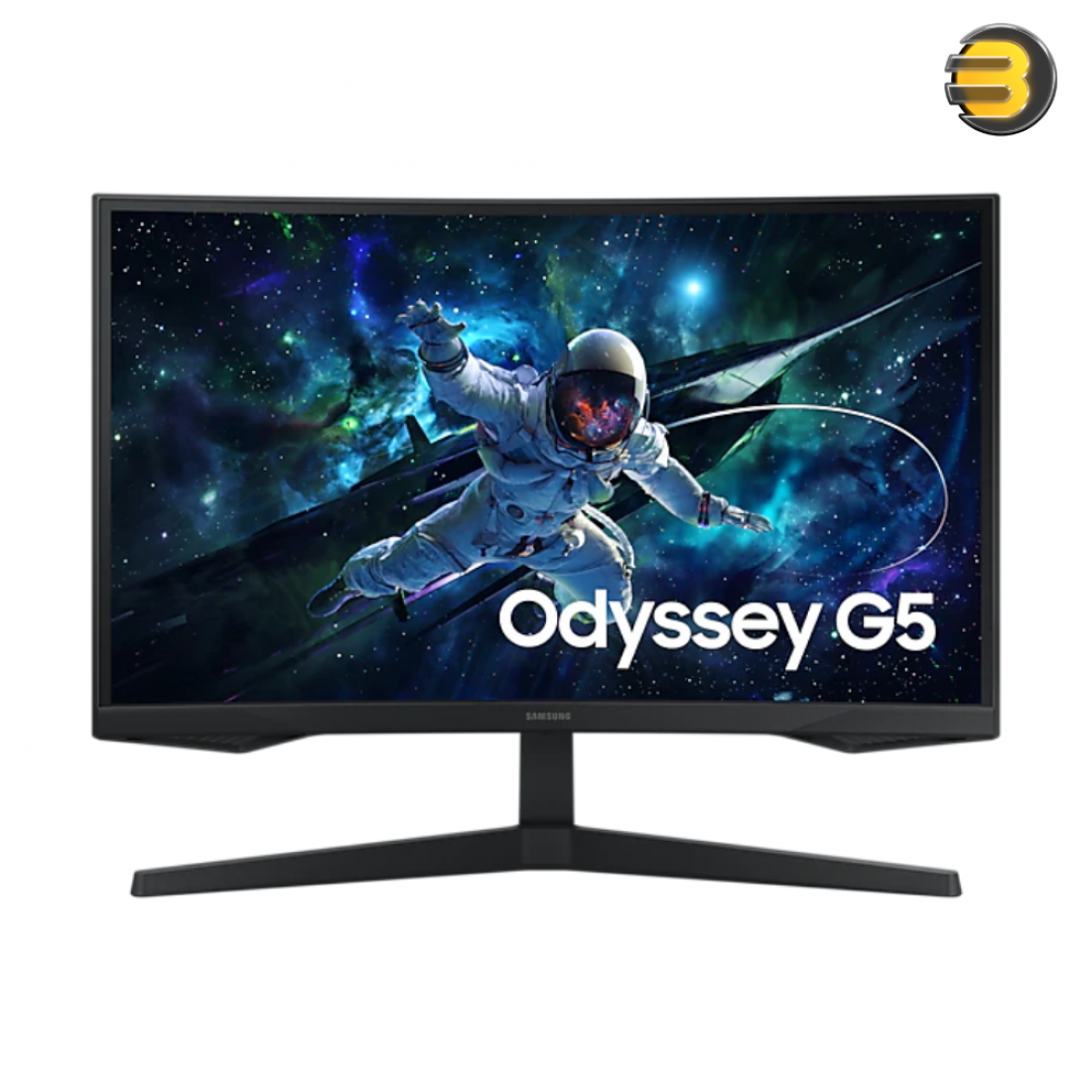 Samsung 27 Inch Odyssey G5 G55C QHD 165Hz Curved Gaming Monitor — 1000R ...