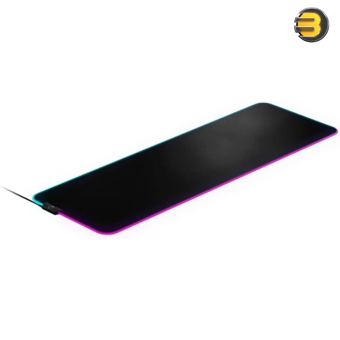 SteelSeries QcK Prism Cloth Gaming Mouse Pad — 2-zone RGB Illumination ...