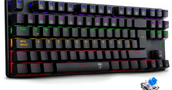 T-DAGGER Bora T-TGK313 TKL Mechanical Gaming Keyboard – Blue Switches ...