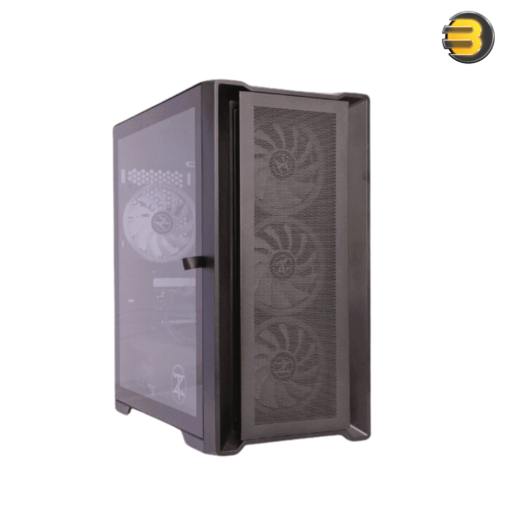 Technozone C-400 With 4 fans 120mm ARGB + PSU 600W | ELBADR GROUP