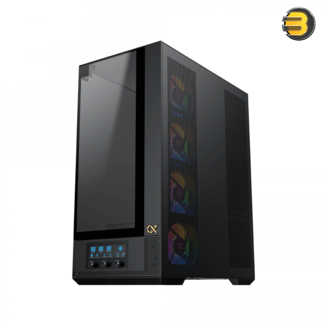 XIGMATEK Vision Pro 8 ARGB FANS — EATX, U3x2 & Type C, 3PCS TG, 1PC ...