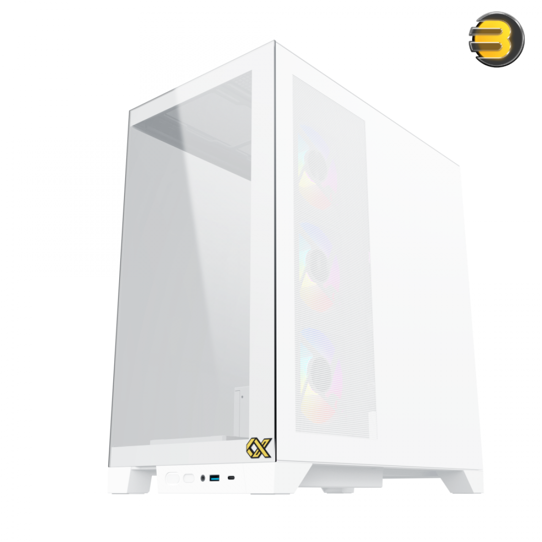 XIGMATEK Endorphin Ultra Arctic White With 5 ARGB Fans — ATX, U3x1 ...