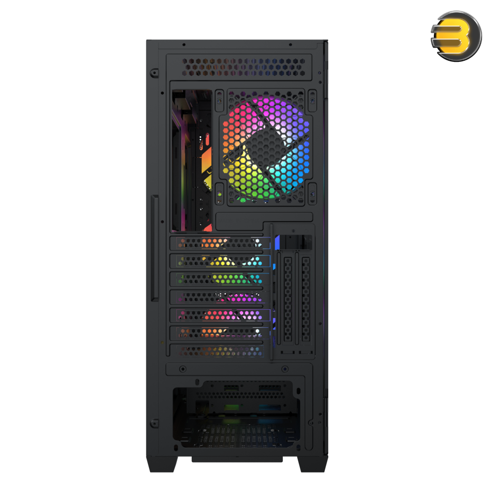 XIGMATEK Anubis Pro Mesh ARGB With 3x 120 mm + 1x 120mm ARGB Fans — EATX,U3x1+U2x2,Left Magnetic ...
