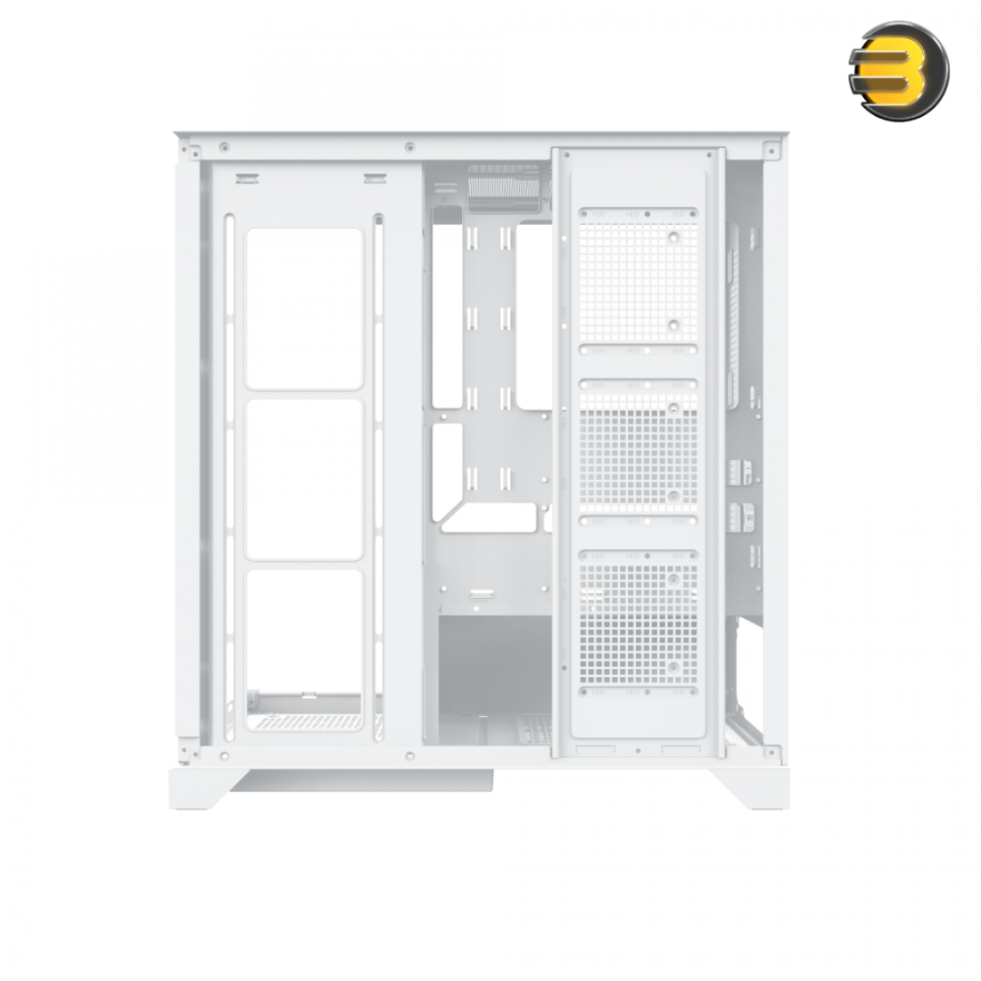 XIGMATEK Endorphin Ultra Arctic White With 5 ARGB Fans — ATX, U3x1 ...