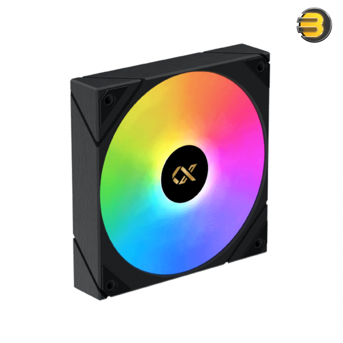 XIGMATEK AK4 Digital CPU Cooler – ARGB LED Panel, PWM Fan, Intel Backplate