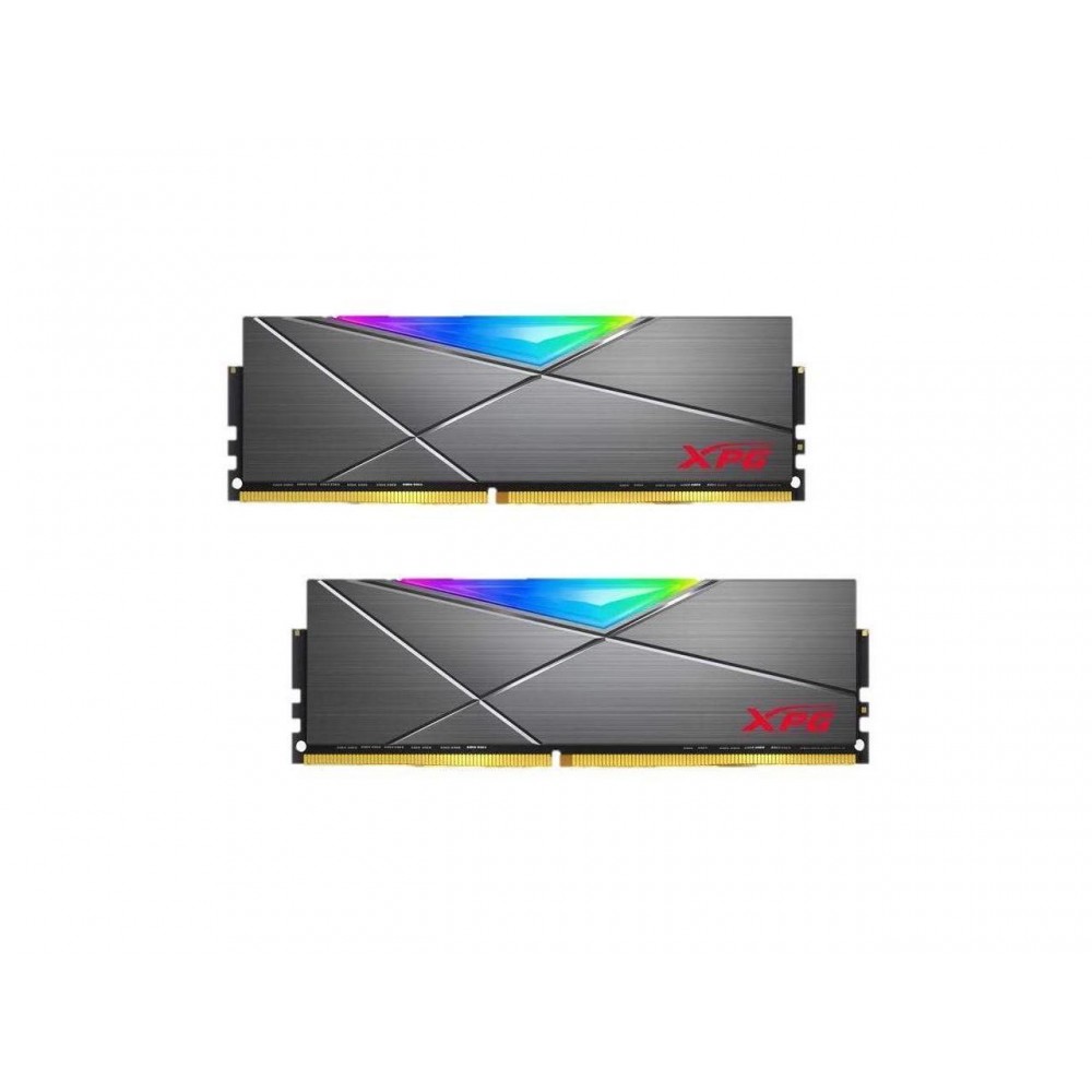 XPG SPECTRIX D50 RGB Gaming Memory: 16GB (2x8GB) DDR4 3200MHz CL16 GREY