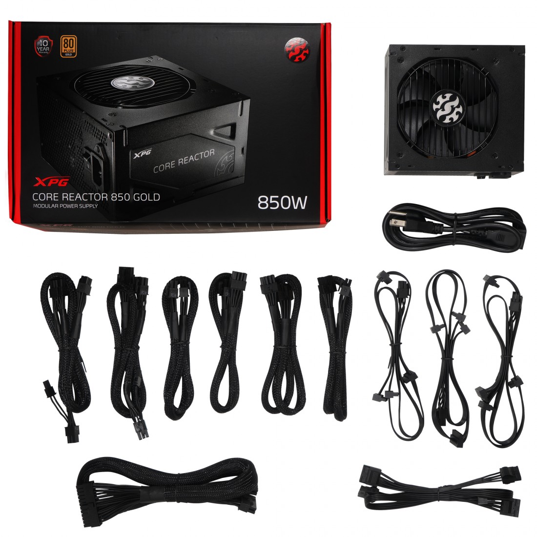 XPG CORE REACTOR 850W Fully Modular ATX Power Supply - 75260042