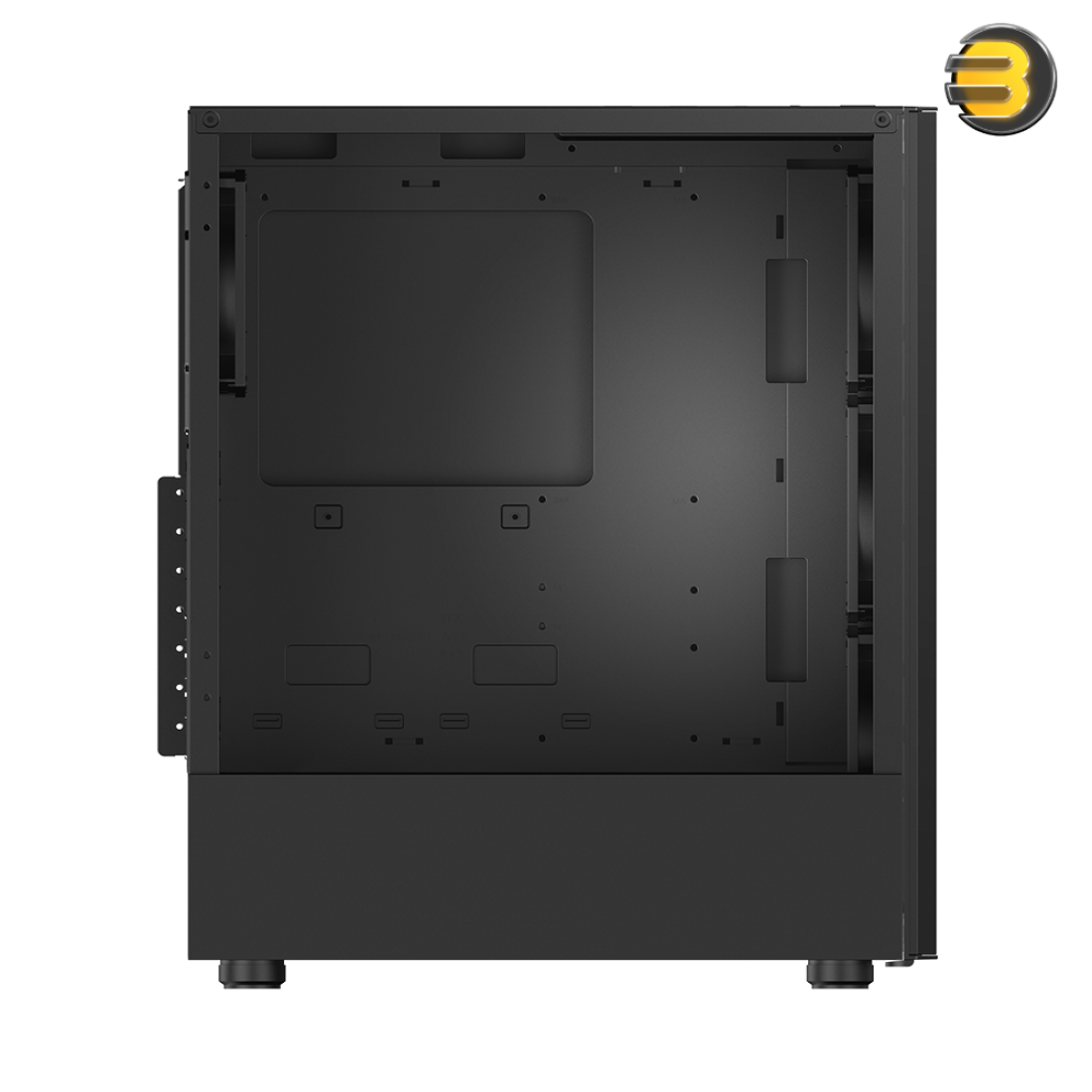 XPG Valor AIR Compact Mid Tower ATX PC Case — Magnetic MESH Front Bezel with Streamline Carving ...