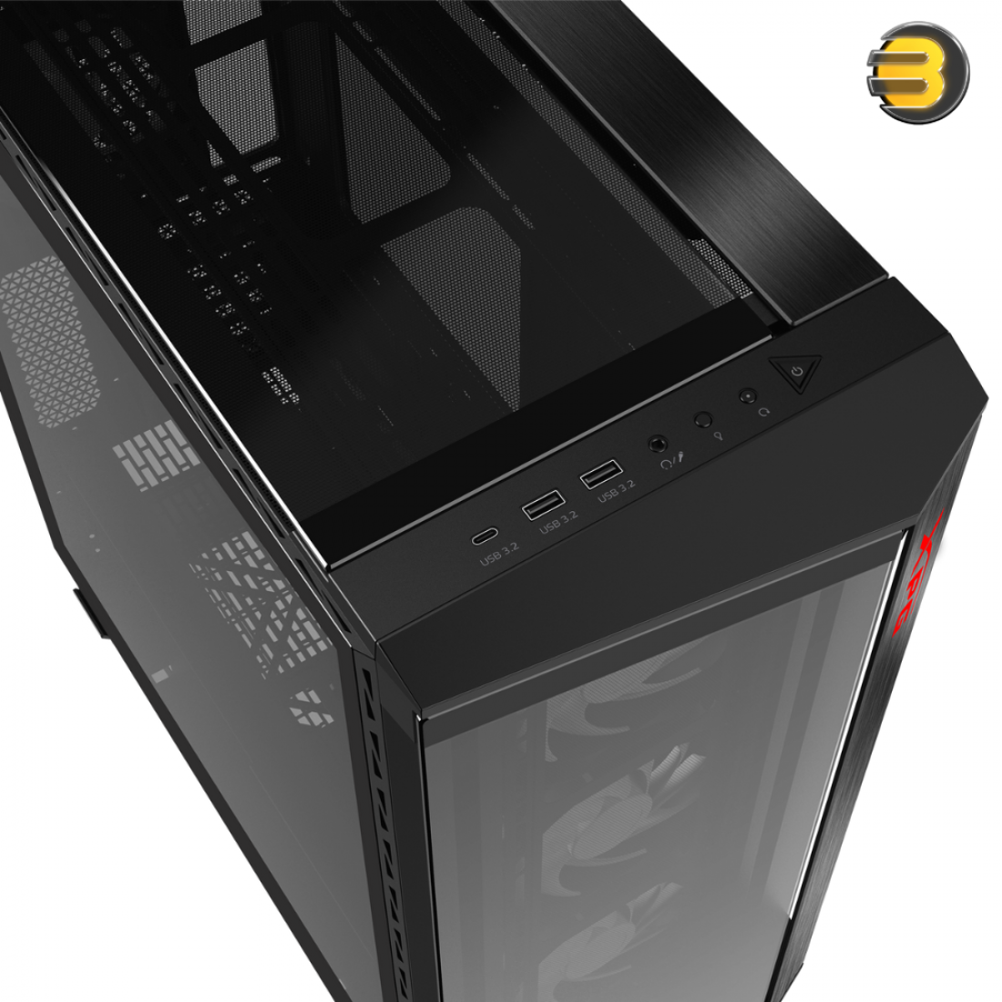 XPG Battlecruiser II Mid-Tower ATX PC Gaming Case — Exoskeleton-Driven ...