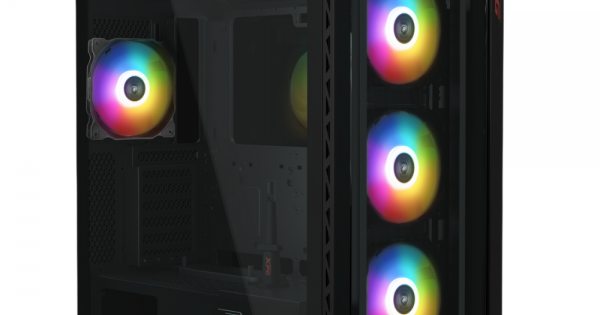 XPG Battlecruiser II Mid-Tower ATX PC Gaming Case — Exoskeleton-Driven ...