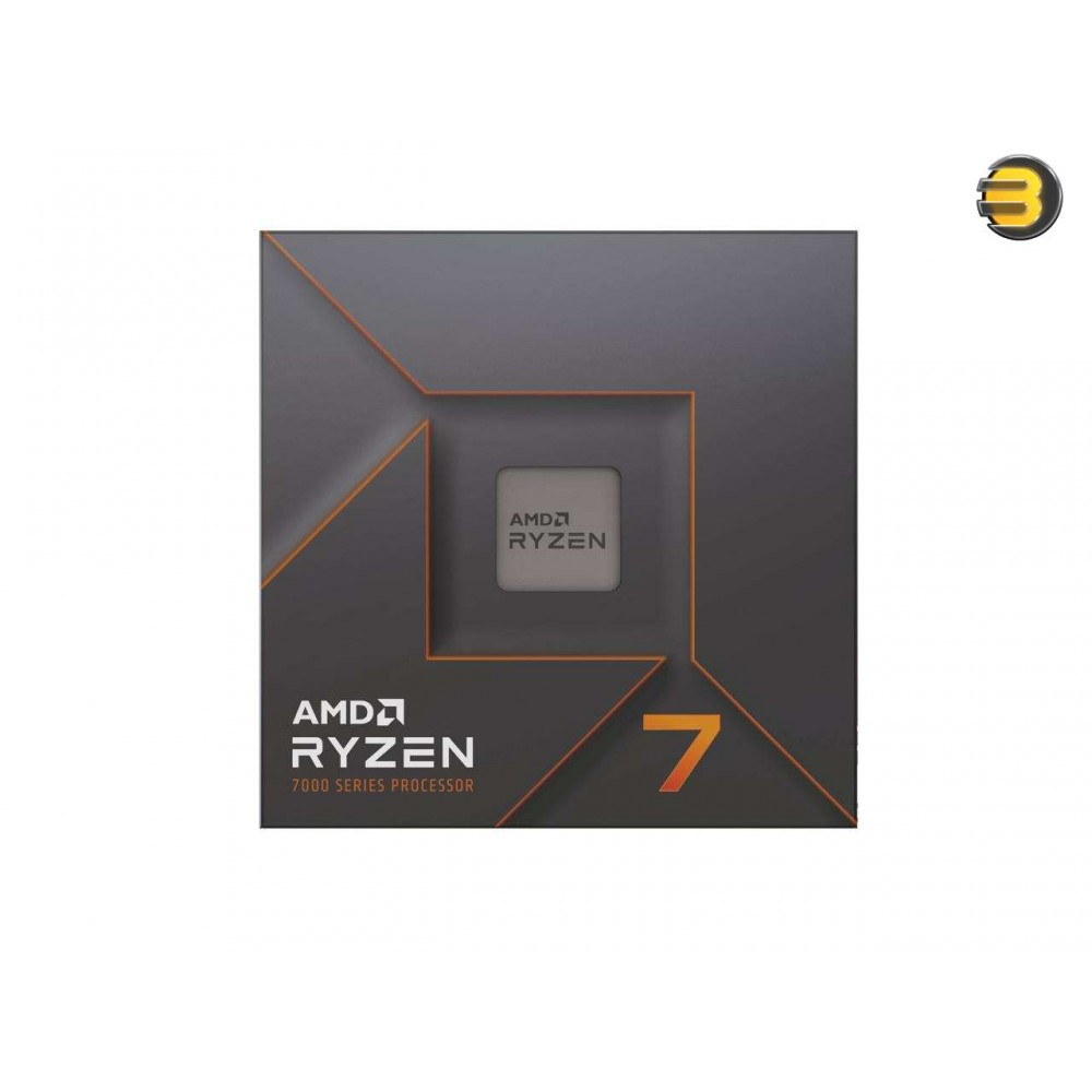 AMD Ryzen 7 7700X - 8-Core 4.5 GHz - Socket AM5 - 105W Desktop Processor (100-100000591WOF)