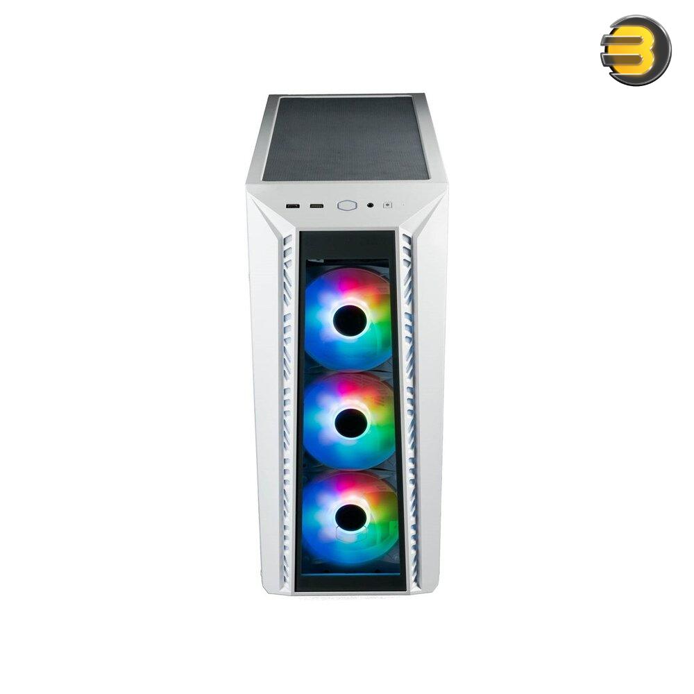 Cooler Master MasterBox 520 V2 ARGB ATX Case White - MB520-WGNN-S01