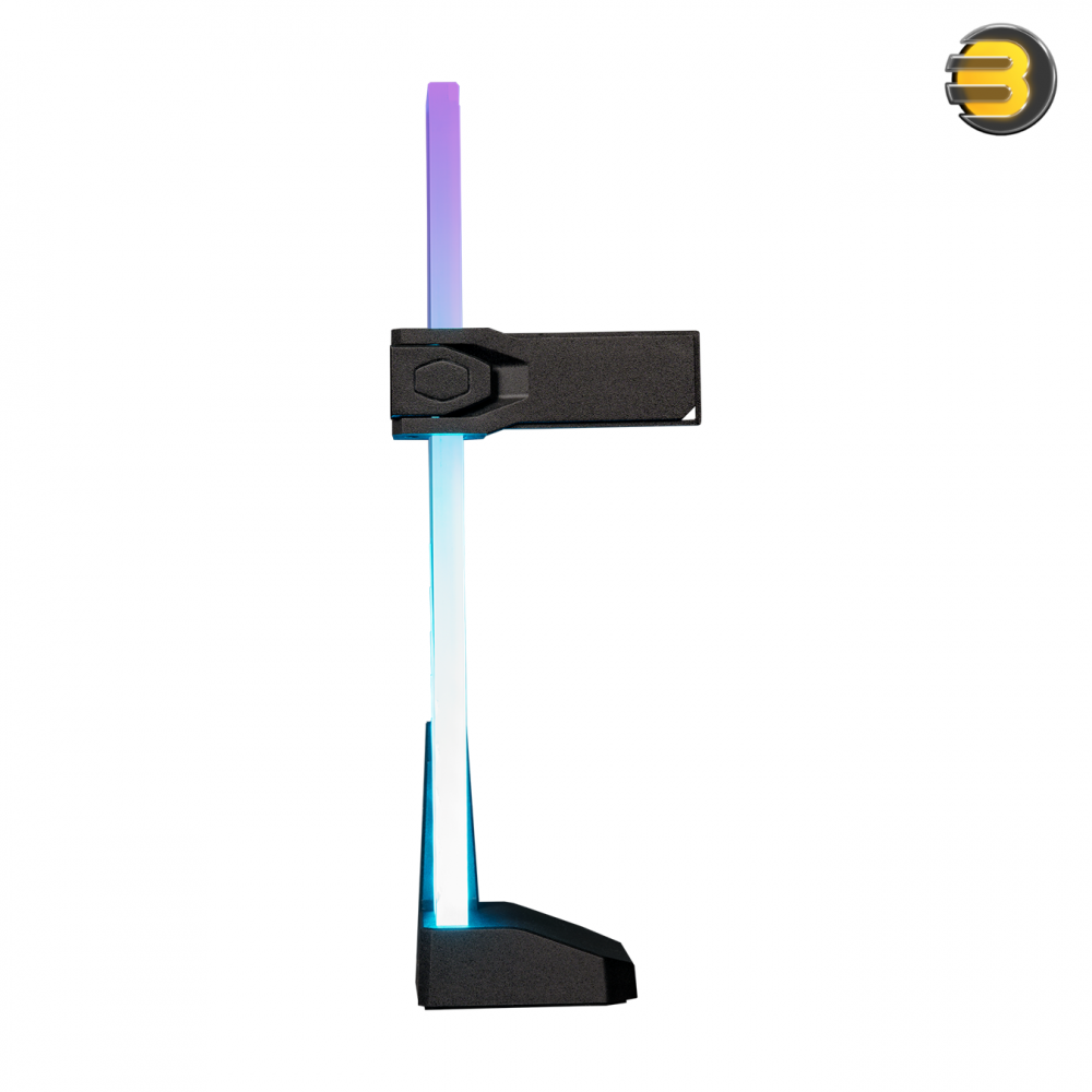 Cooler Master ARGB GPU Support Bracket, Edge-Lit ARGB Tempered Glass ...