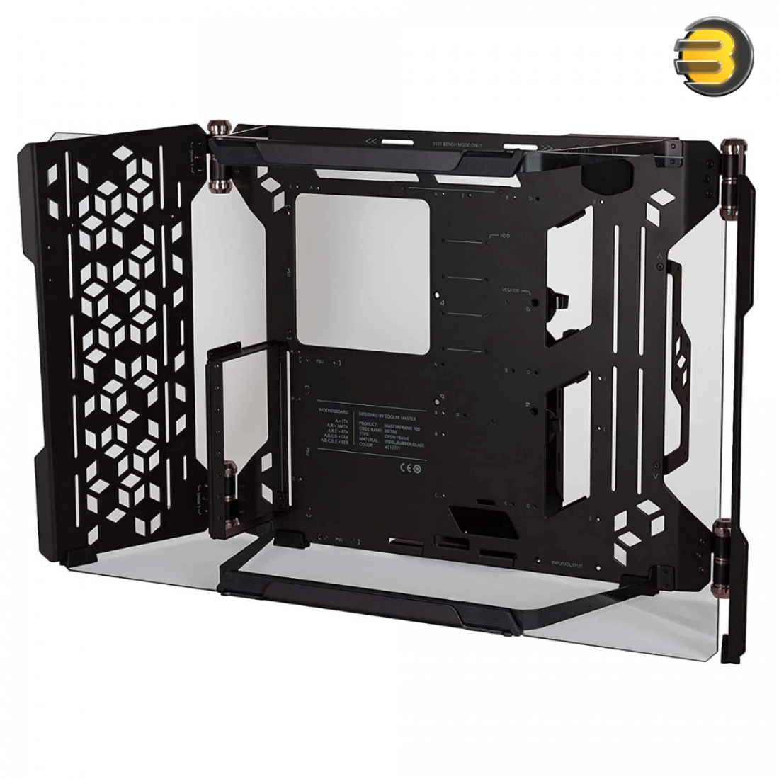 Cooler Master MasterFrame 700 — customizable open-air frame PC Case ...