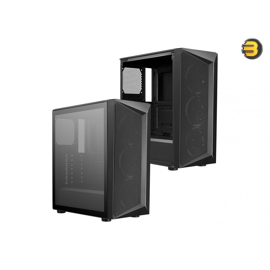 Cooler Master CMP 510 ATX Mid-Tower with Mesh Intakes, ARGB Edge Strip ...