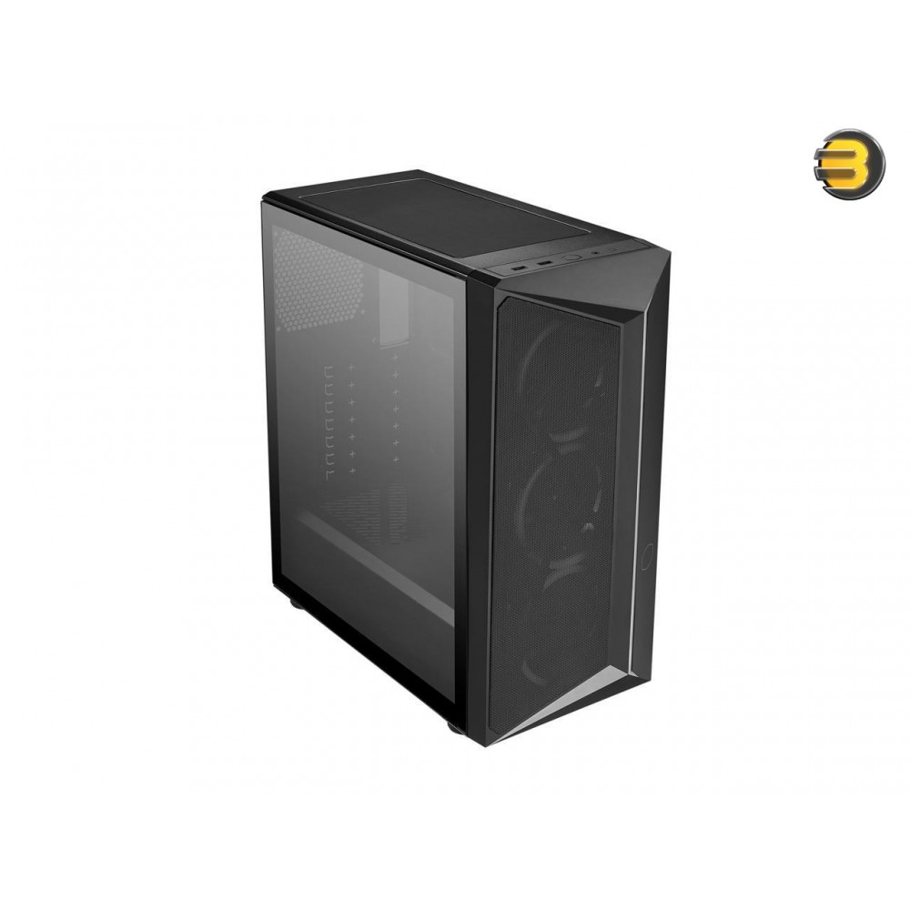 Cooler Master CMP 510 ATX Mid-Tower with Mesh Intakes, ARGB Edge Strip ...