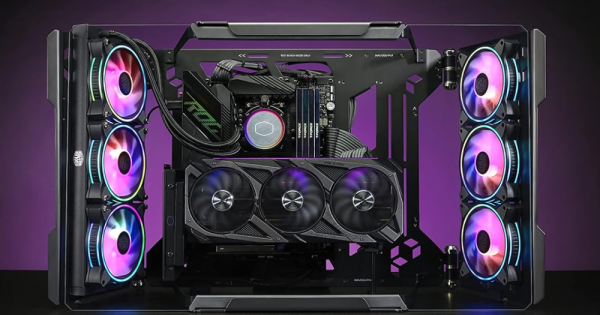 Cooler Master MasterFrame 700 — customizable open-air frame PC Case ...