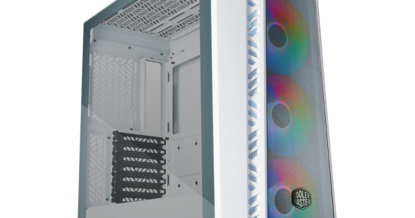 Cooler Master MasterBox 520 MESH ARGB ATX Case White - MB520-WGNN-S00