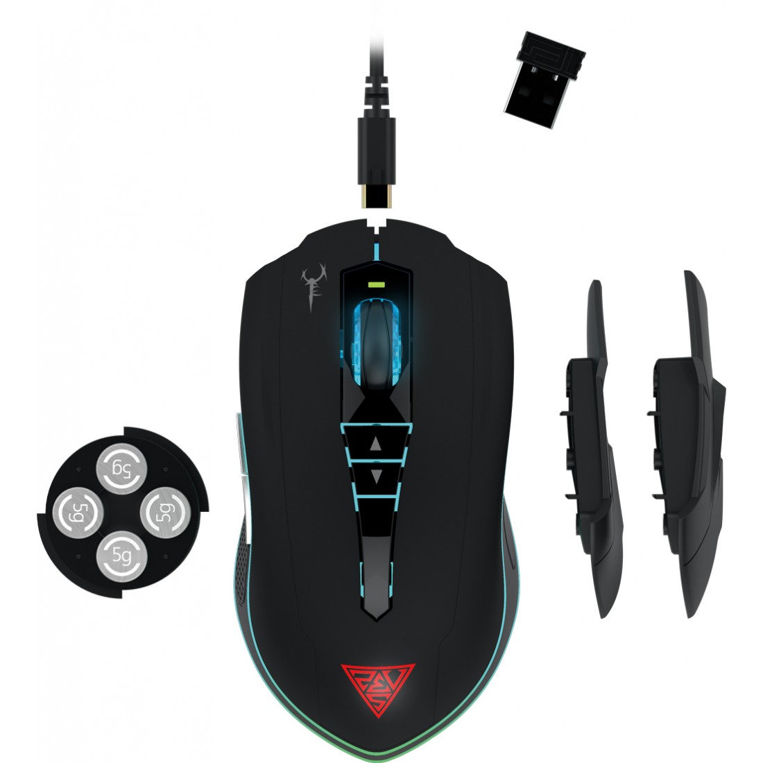 Gamdias Hades M1 Wireless Gaming Mouse with RGB