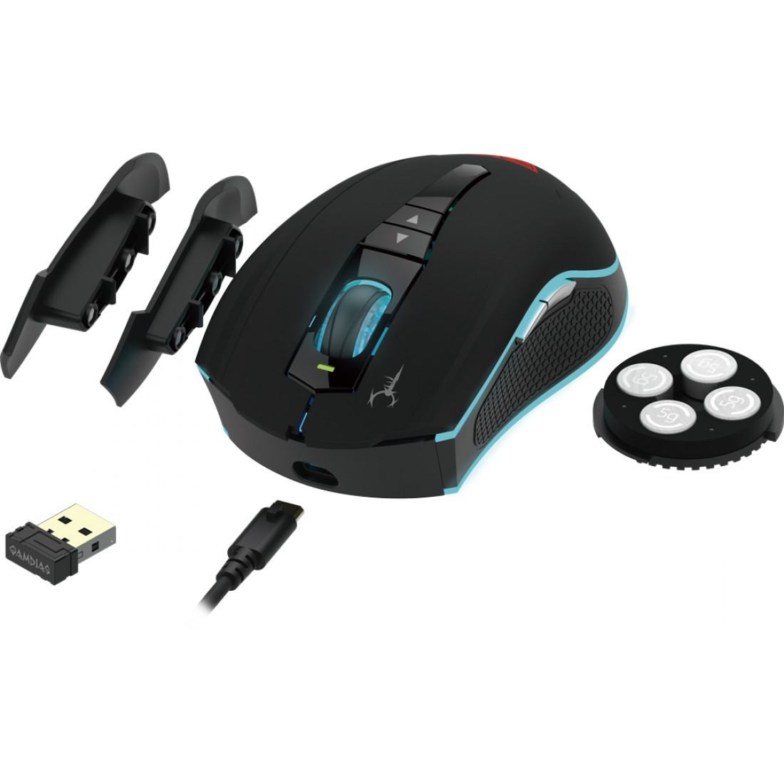 Gamdias Hades M1 Wireless Gaming Mouse with RGB