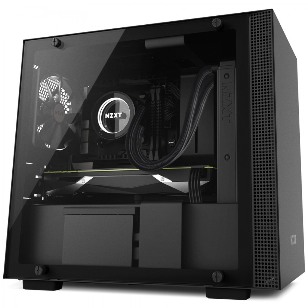 NZXT H200 - Mini-ITX PC Gaming Case - Tempered Glass Panel - All-Steel ...