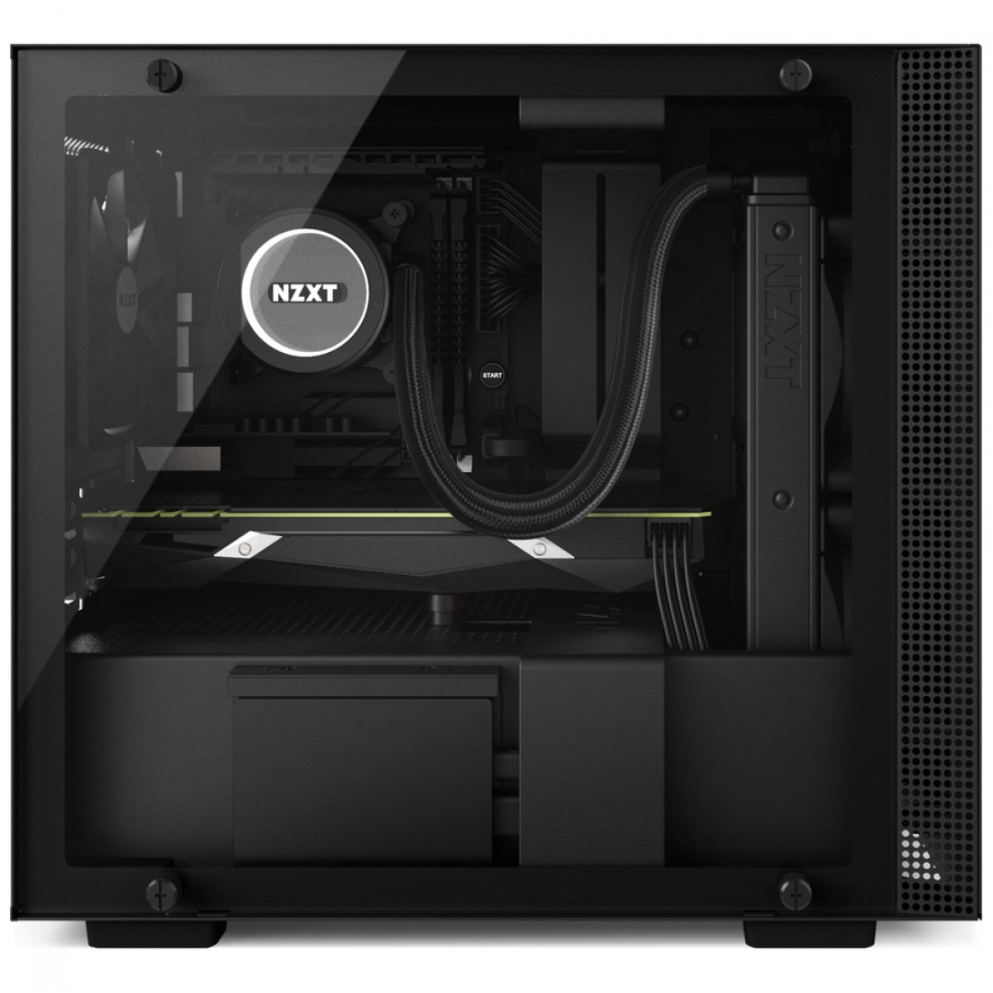 NZXT H200 - Mini-ITX PC Gaming Case - Tempered Glass Panel - All-Steel ...
