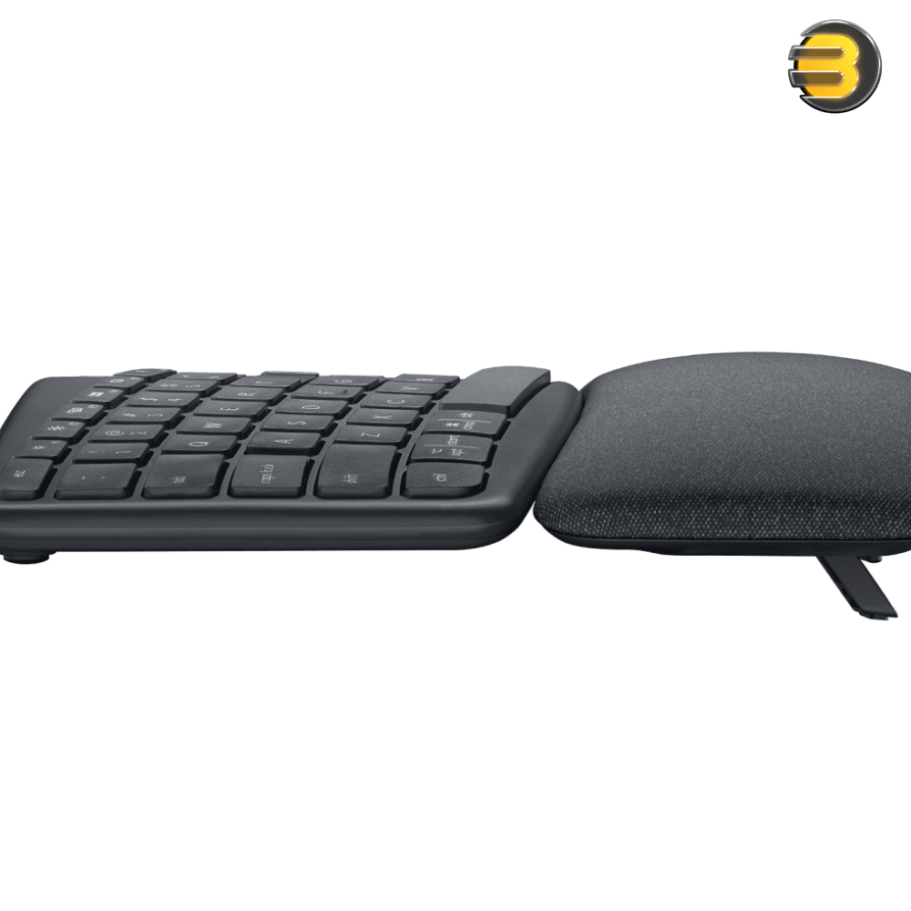 Logitech Ergo K860 Wireless Ergonomic Keyboard with Wrist Rest - Split ...