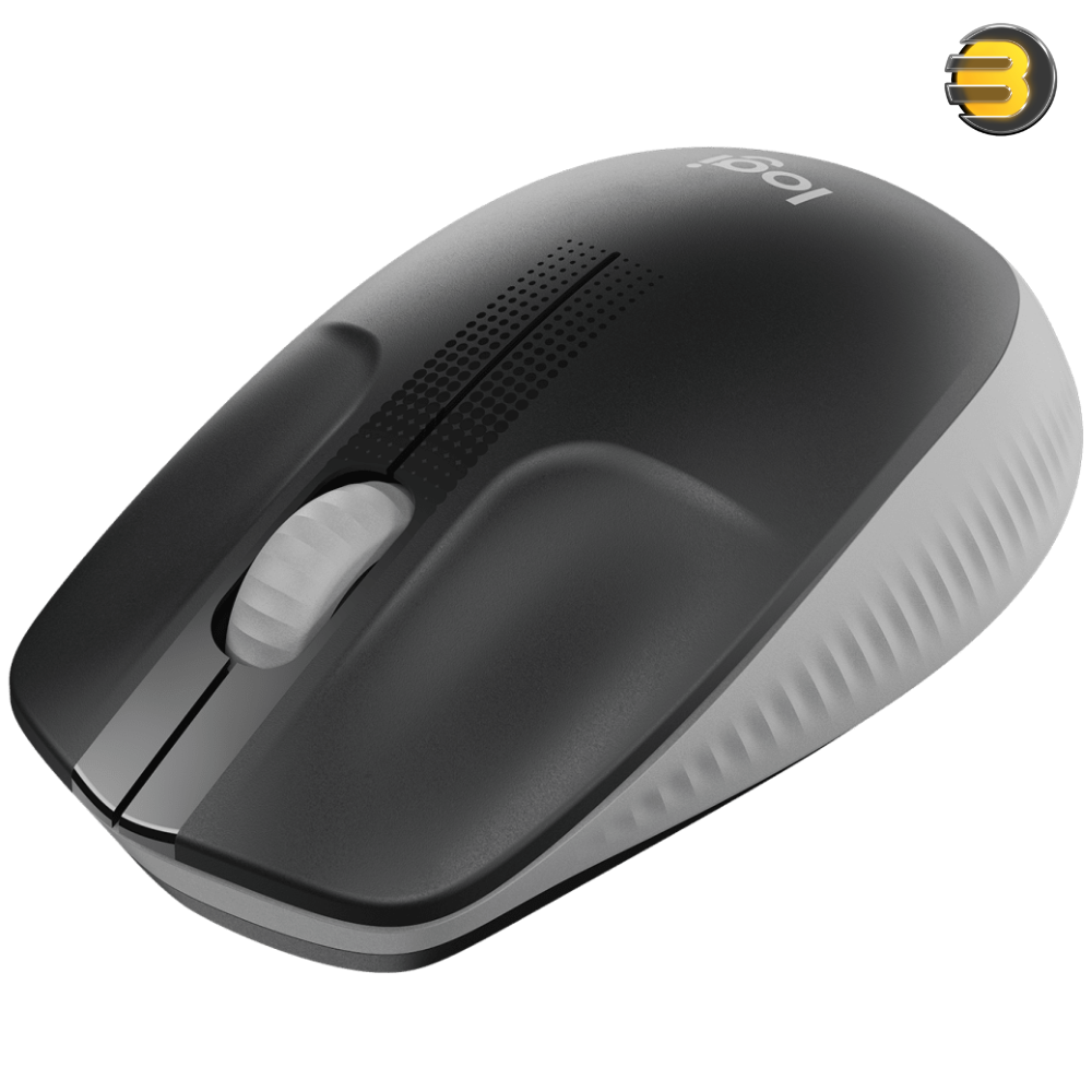 Logitech Wireless Mouse M190 — Full Size Ambidextrous Curve Design, 18 ...