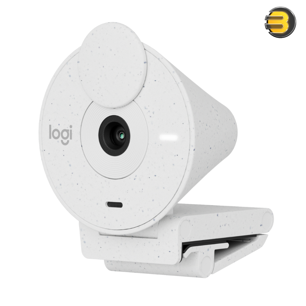 Logitech Brio 300 Full HD Webcam with Privacy Shutter, Noise Reduction ...