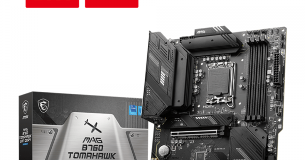 MSI MAG B760 TOMAHAWK WIFI DDR4 Motherboard, ATX - Supports Intel 12th ...