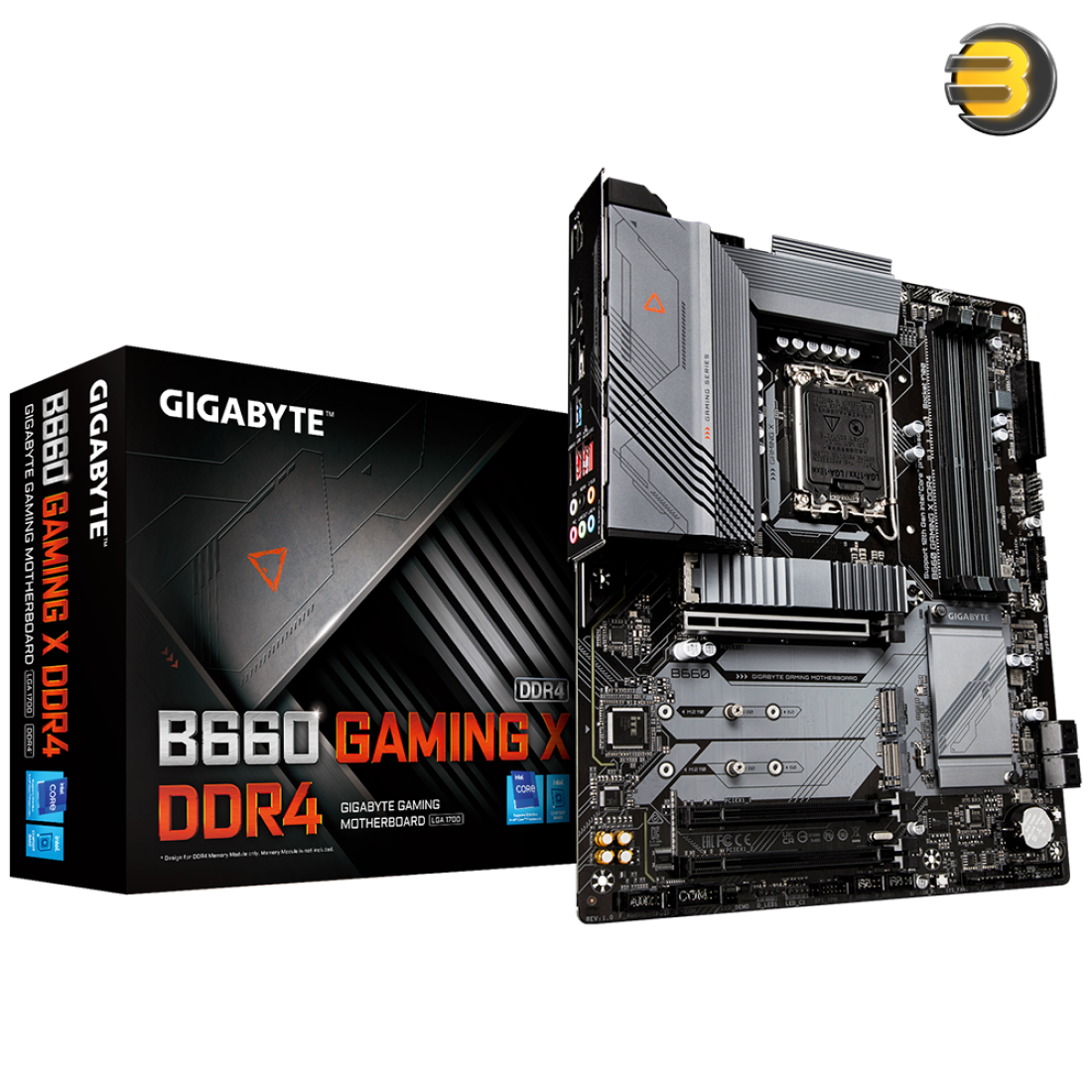 GIGABYTE B660 GAMING X AX DDR4 B660 Intel LGA 1700 ATX Motherboard - B660 GAMING X AX DDR4
